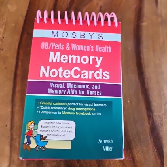 Other | New Mosbys Obpeds Womens Health Memory Notecards Nursing ...